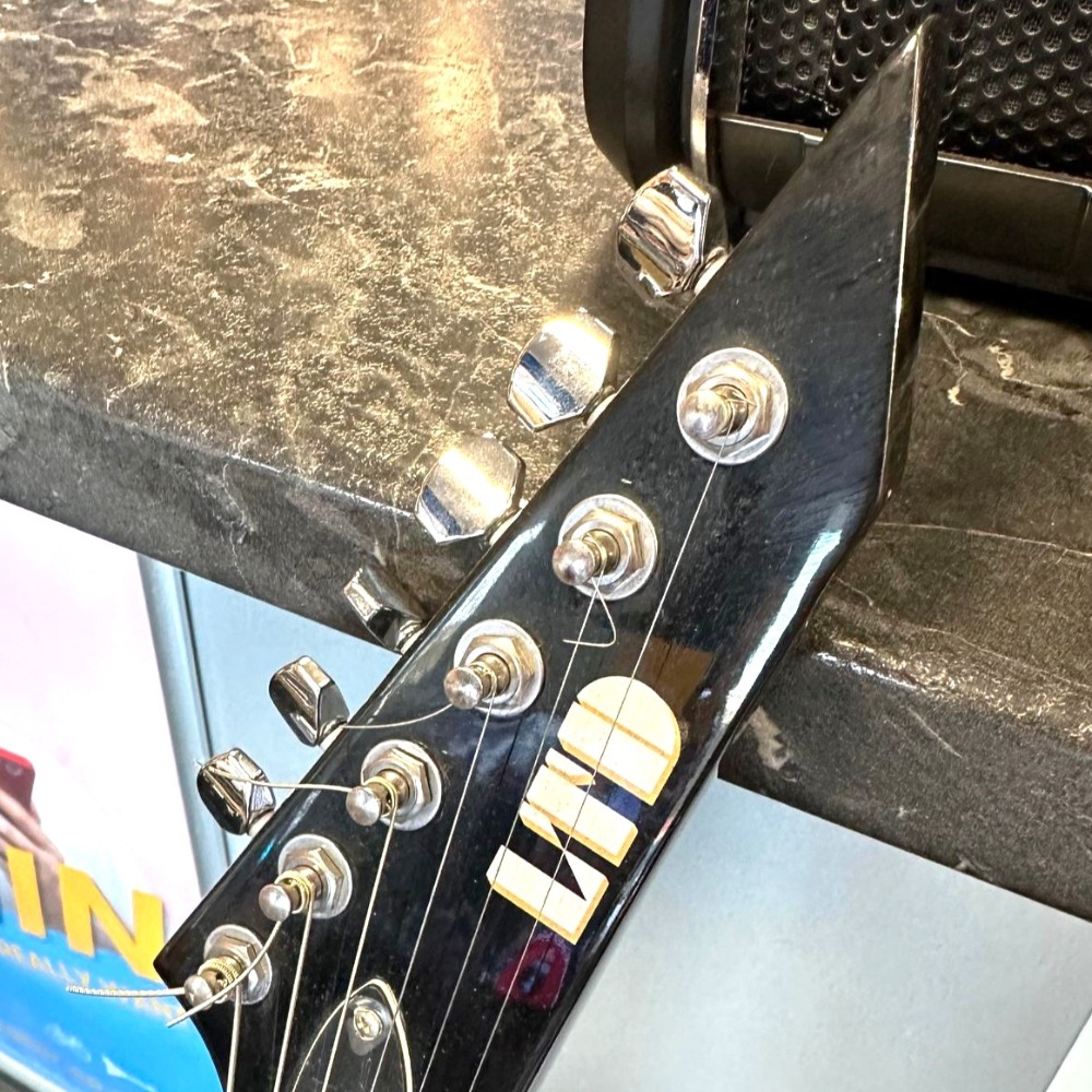 Pre-owned ESP LTD V-50 Flying V Electric Guitar - Black - Own4Less